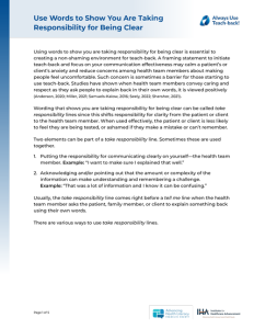 10 Elements Taking Responsibility – AUTB! Toolkit